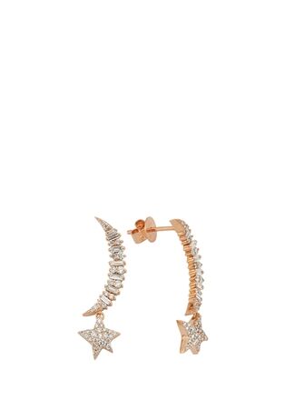 Bee Goddess Kadın Sirius Pırlanta Detaylı Altın Rengi Küpe Pembe EU Bee Goddess Kadın Sirius Pırlanta Detaylı Altın Rengi Küpe Pembe EU