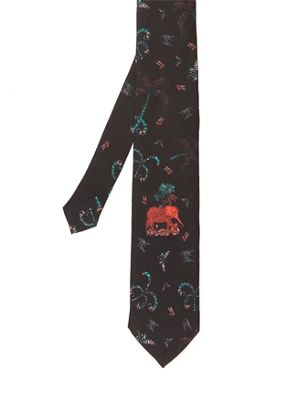 Selin Küçüksöz Erkek Colorblocked İpek Kravat EU Selin Küçüksöz Erkek Colorblocked İpek Kravat EU