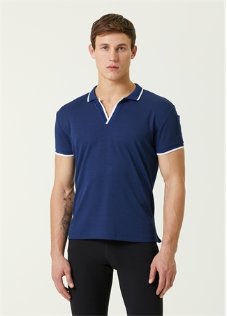 Aqua Nomad Erkek Lacivert Beyaz Polo Yaka Biyeli T-shirt S EU Aqua Nomad Erkek Lacivert Beyaz Polo Yaka Biyeli T-shirt S EU