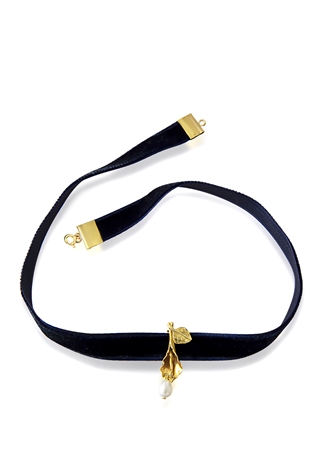 Peracas Kadın Isabella İncili Altın Rengi Kaplama Choker Kolye Lacivert Eu Peracas Kadın Isabella İncili Altın Rengi Kaplama Choker Kolye Lacivert Eu