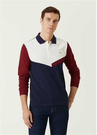 Lacoste Erkek Slim Fit Colorblocked Polo Yaka Sweatshirt S EU Lacoste Erkek Slim Fit Colorblocked Polo Yaka Sweatshirt S EU