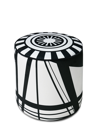 Baci Milano Optical Çizgili 45x45 Cm Puf Siyah Baci Milano Optical Çizgili 45x45 Cm Puf Siyah