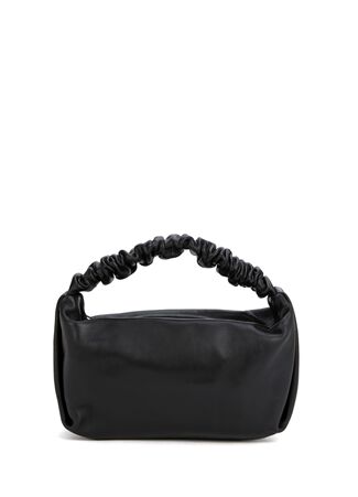 Alexander Wang Kadın Siyah Deri El Çantası EU