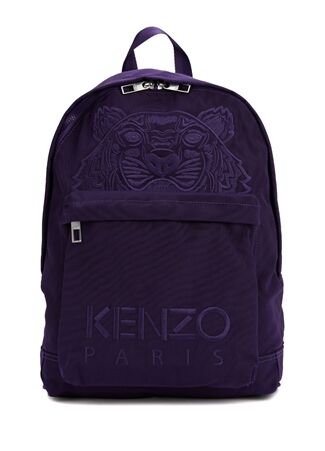 Kenzo Kadın Mor Logo Nakışlı Sırt Çantası EU