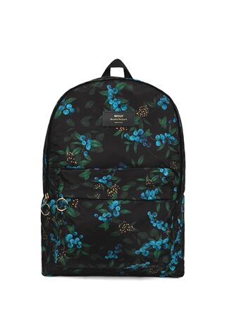 Wouf Kadın Isabelle Recycled Desenli Sırt Çantası Siyah EU