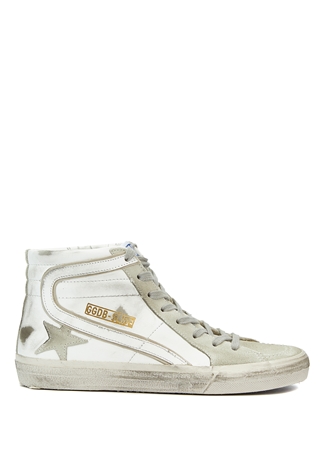 Golden Goose Kadın Slide Beyaz Garnili Deri Sneaker 36 EU Golden Goose Kadın Slide Beyaz Garnili Deri Sneaker 36 EU