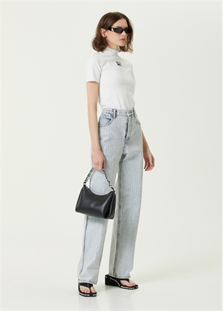 Alexander Wang Kadın Pantolon Mavi 25 Us