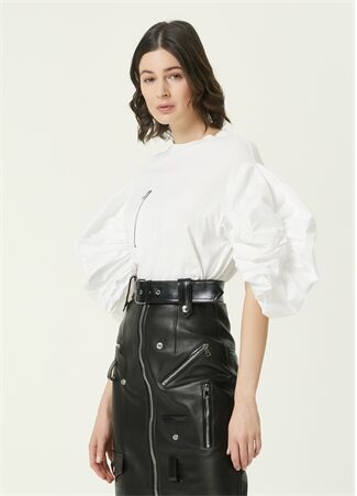 Alexander Mcqueen Kadın Bluz Beyaz 40 It