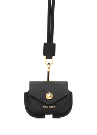 Tom Ford Siyah Erkek Deri Telefon Aksesuarı EU Tom Ford Siyah Erkek Deri Telefon Aksesuarı EU