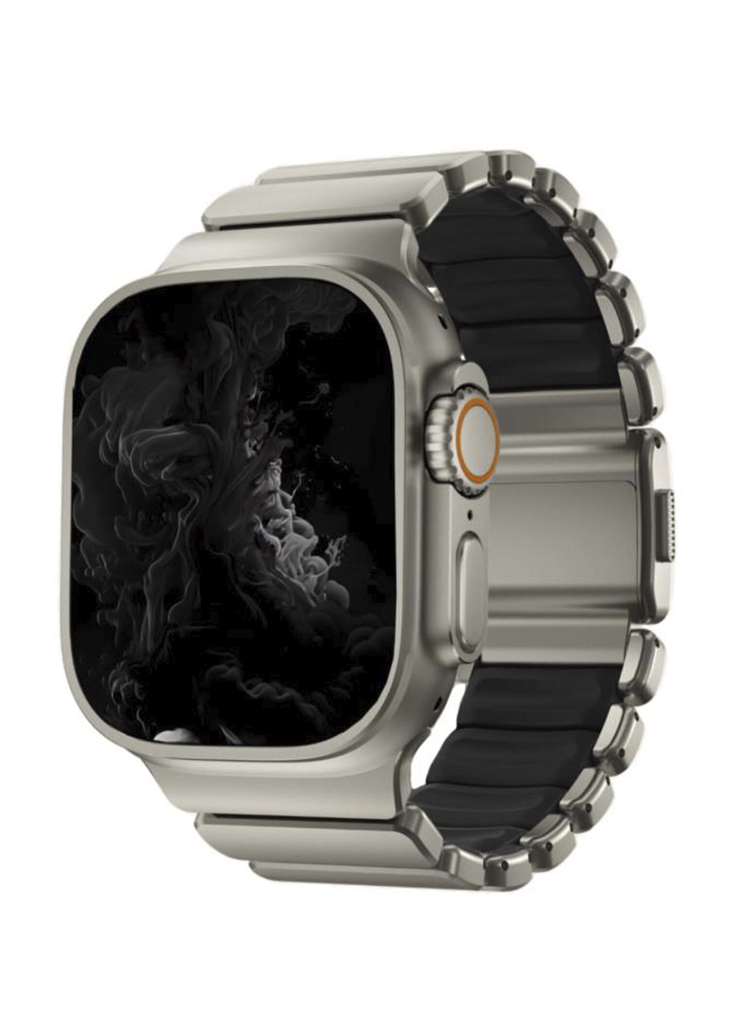 Bikordon - TitaFlex Apple Watch Ultra Uyumlu Drax Titanyum Akıllı Saat ...