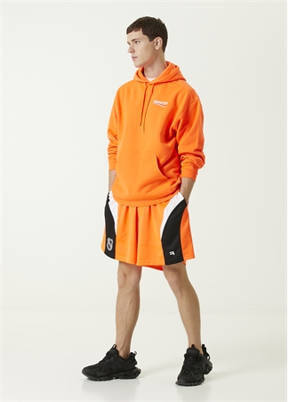 Balenciaga Erkek Turuncu Logo Detaylı Bermuda S EU Balenciaga Erkek Turuncu Logo Detaylı Bermuda S EU
