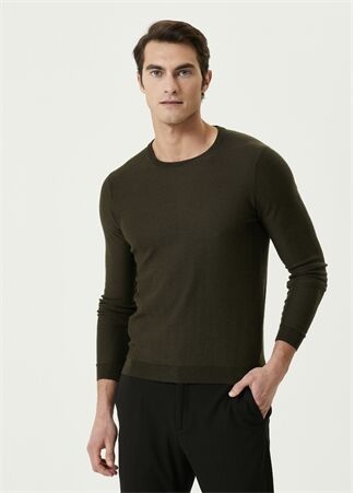 Palzileri Lab Erkek Yeşil Yün Kazak 50 It