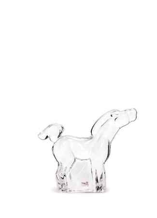 Moser At Formlu Mini Kristal Heykel Çok Renkli