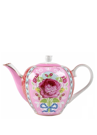 Pip Studio Floral Pembe Demlik