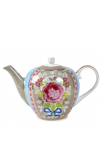 Pip Studio Floral Cicek Desenli Haki Demlik Pip Studio Floral Cicek Desenli Haki Demlik
