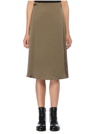 Theory Kadın Haki Midi Anvelop Etek 0 US
