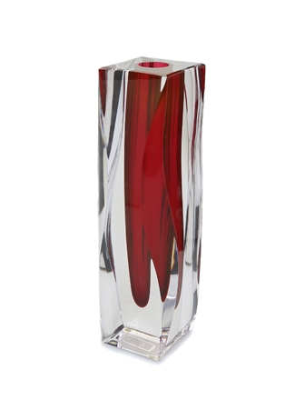 Moser Silver Geometrik Formlu Kristal Vazo Moser Silver Geometrik Formlu Kristal Vazo