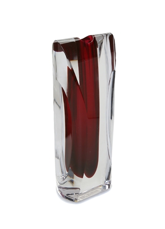 Moser Silver Geometrik Formlu Kristal Vazo Moser Silver Geometrik Formlu Kristal Vazo