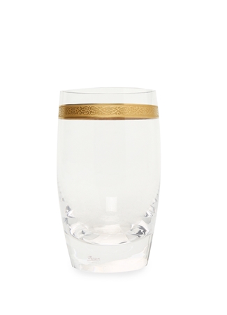 Moser Gold İşlemeli Kristal Bardak Çok Renkli