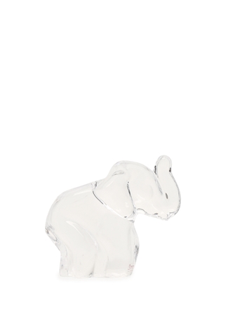 Moser Fil Formlu Kristal Heykel Çok Renkli