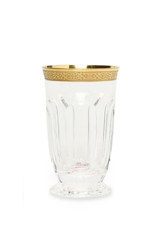 Moser Gold Desenli Kristal Bardak Çok Renkli