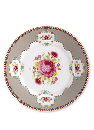 Pip Studio Floral Haki Kek Tabağı