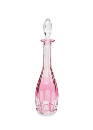 Moser Kırmızı Renk Detaylı 380 ml Kristal Karaf Moser Kırmızı Renk Detaylı 380 ml Kristal Karaf