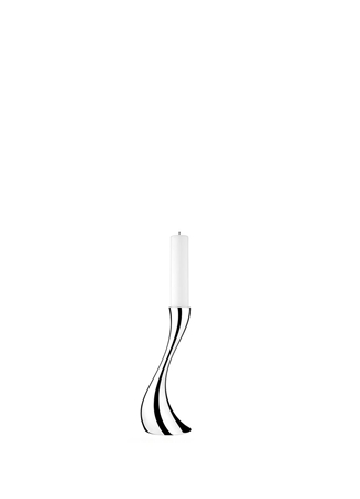 Georg Jensen Cobra Small Silver Ayna Efektli Şamdan Georg Jensen Cobra Small Silver Ayna Efektli Şamdan