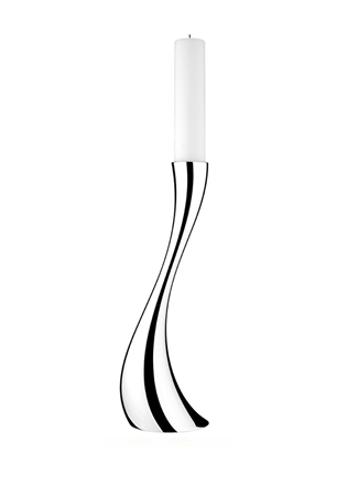 Georg Jensen Cobra Floor Large Çelik Şamdan Georg Jensen Cobra Floor Large Çelik Şamdan