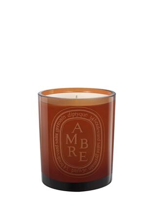 Diptyque Amber Silindir Formlu 300 gr Kokulu Mum Bej