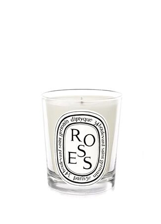 Diptyque Roses Silindir Formlu 190 gr Bitkisel Mum Bej