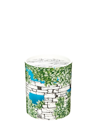 Fornasetti Il Giardino Con Serpente 1900 gr Büyük Kokulu Mum Siyah Fornasetti Il Giardino Con Serpente 1900 gr Büyük Kokulu Mum Siyah