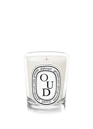Diptyque Oud Silindir Formlu 190 gr Kokulu Mum Bej