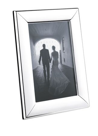 Georg Jensen Silver Dikdörtgen Formlu Çelik Çerçeve Gri