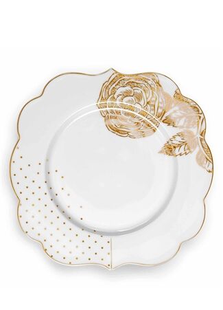 Pip Studio Royal Beyaz Mavi Kek Tabağı