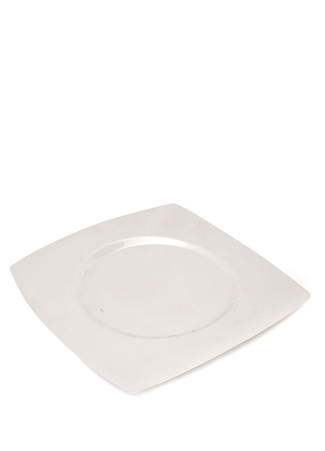 Riva Silver Kare Formlu Gümüş Rengi Kaplama Supla Gri