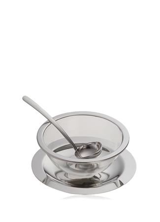 Riva Silver Gümüş Rengi Kaplama Cam Sosluk Gri Riva Silver Gümüş Rengi Kaplama Cam Sosluk Gri