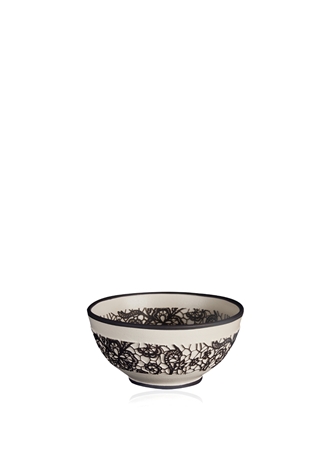 Esma Dereboy Yas Siyah Bej Seramik Dekoratif Kase Esma Dereboy Yas Siyah Bej Seramik Dekoratif Kase