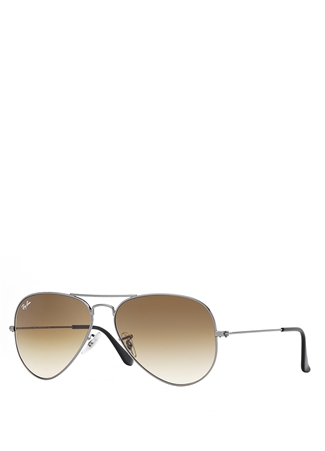 Ray-Ban Gold Pilot Stil Güneş Gözlüğü Gri 58 EU Ray-Ban Gold Pilot Stil Güneş Gözlüğü Gri 58 EU