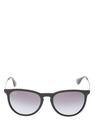 Ray-Ban Erika Siyah Yuvarlak Formlu Güneş Gözlüğü Kahverengi 54 EU