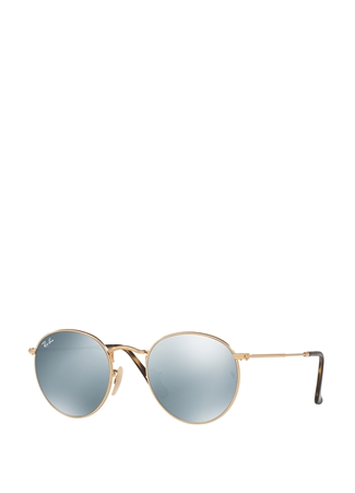 Ray-Ban Silver Yuvarlak Formlu Güneş Gözlüğü Altın Rengi 50 EU Ray-Ban Silver Yuvarlak Formlu Güneş Gözlüğü Altın Rengi 50 EU