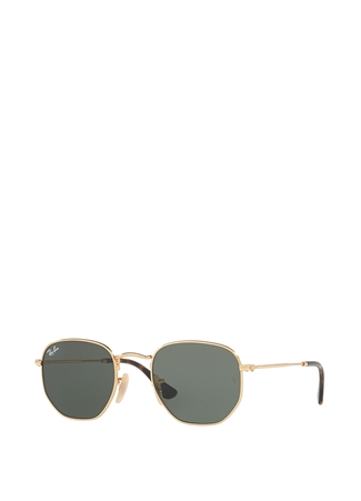 Ray-Ban Gold Altıgen Formlu Güneş Gözlüğü Altın Rengi 5 EU Ray-Ban Gold Altıgen Formlu Güneş Gözlüğü Altın Rengi 5 EU