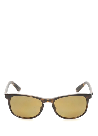 Ray-Ban Erkek Kahverengi Turtle Desenli Güneş Gözlüğü 55 EU Ray-Ban Erkek Kahverengi Turtle Desenli Güneş Gözlüğü 55 EU