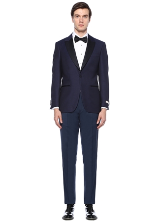 Beymen Collection Erkek Drop 7 Lacivert Desenli Smokin Mavi 46 IT