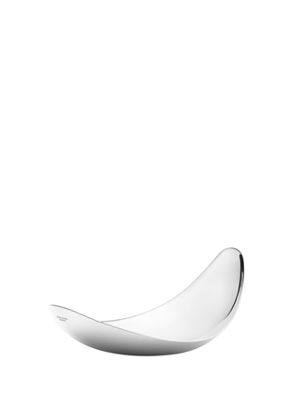 Georg Jensen Yaprak Formlu Small Çelik Kase Gri Georg Jensen Yaprak Formlu Small Çelik Kase Gri