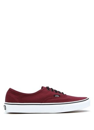 Vans Erkek Authentic Kırmızı Sneaker Siyah 44 EU