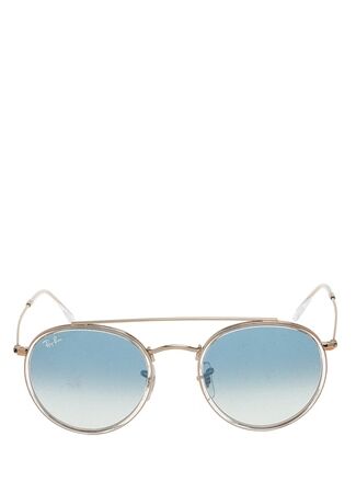 Ray-Ban Mavi Yuvarlak Formlu Güneş Gözlüğü 5 EU