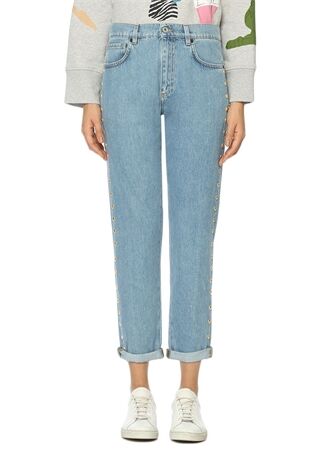 Moschino Kadın JEAN PANTOLON Mavi 40 IT