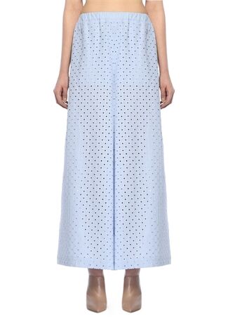 Erika Cavallini Kadın PANTOLON Mavi 40 IT