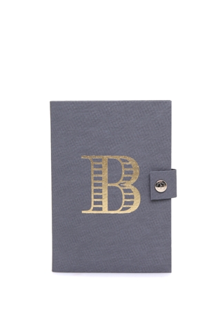 AA Paper&Co Lila Harf Baskılı Çıtçıtlı Defter Gri EU AA Paper&Co Lila Harf Baskılı Çıtçıtlı Defter Gri EU